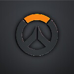 Create dark metal text with special logo